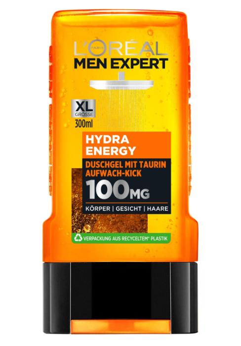 L'Oréal Paris Men Expert 5in1 Duschgel für Männer, Zur Reinigung von Körper, Haar und Gesicht ...