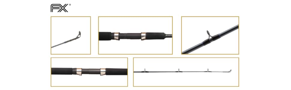 Amazon.com : Shimano FX 5'0 UL Freshwater Spinning Fishing Rod : Spinning Fishing Rods : Sports ...