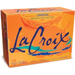 Amazon.com: LaCroix Sparkling Water, Orange, 12 Fl Oz (Pack of 12), Naturally Essenced, 0 ...
