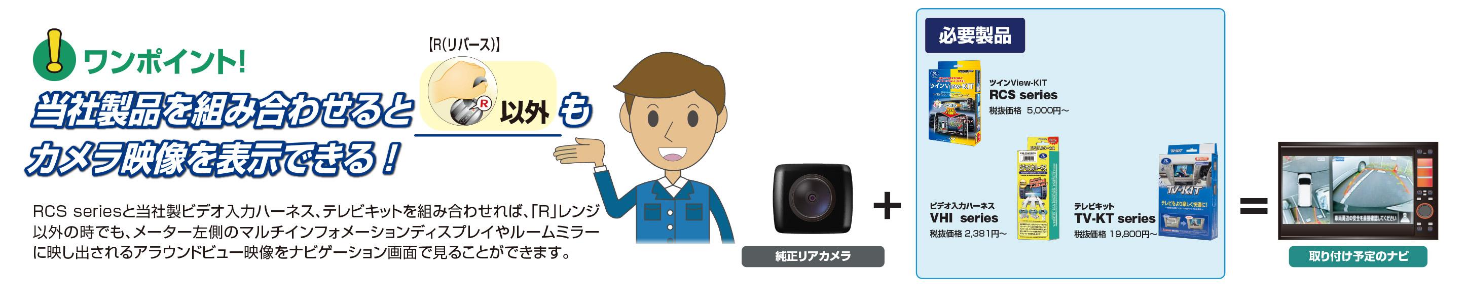 Amazon | データシステム(Datasystem)ツインView-KIT RCS082N | バックカメラ本体 | 車＆バイク