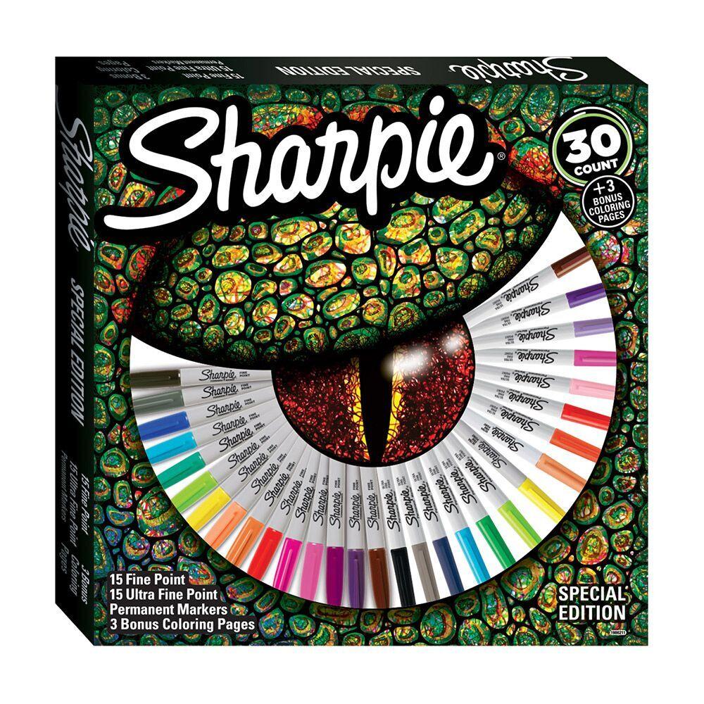 Sharpie Special Edition Adult Colouring Markers, Assorted Colours, Box ...