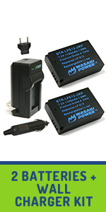 Amazon.com : Wasabi Power LP-E12 Battery (2-Pack) and Dual USB Charger for Canon EOS M, EOS M10 ...