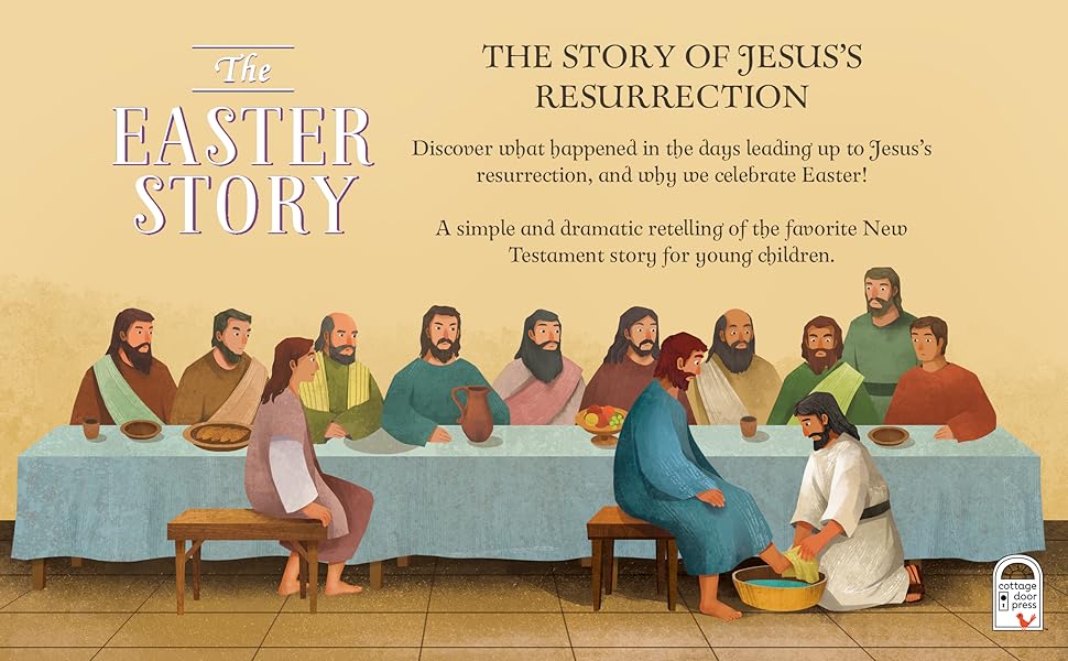 The Easter Story - 32-Page Hardcover Picture Storybook, Gift for Easter ...