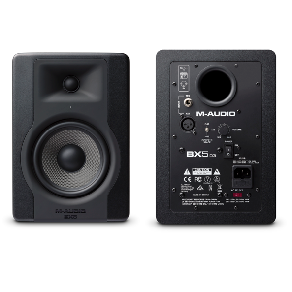 M-Audio BX5 D3 | 5" Powered Studio Reference Monitor: Amazon.ca ...