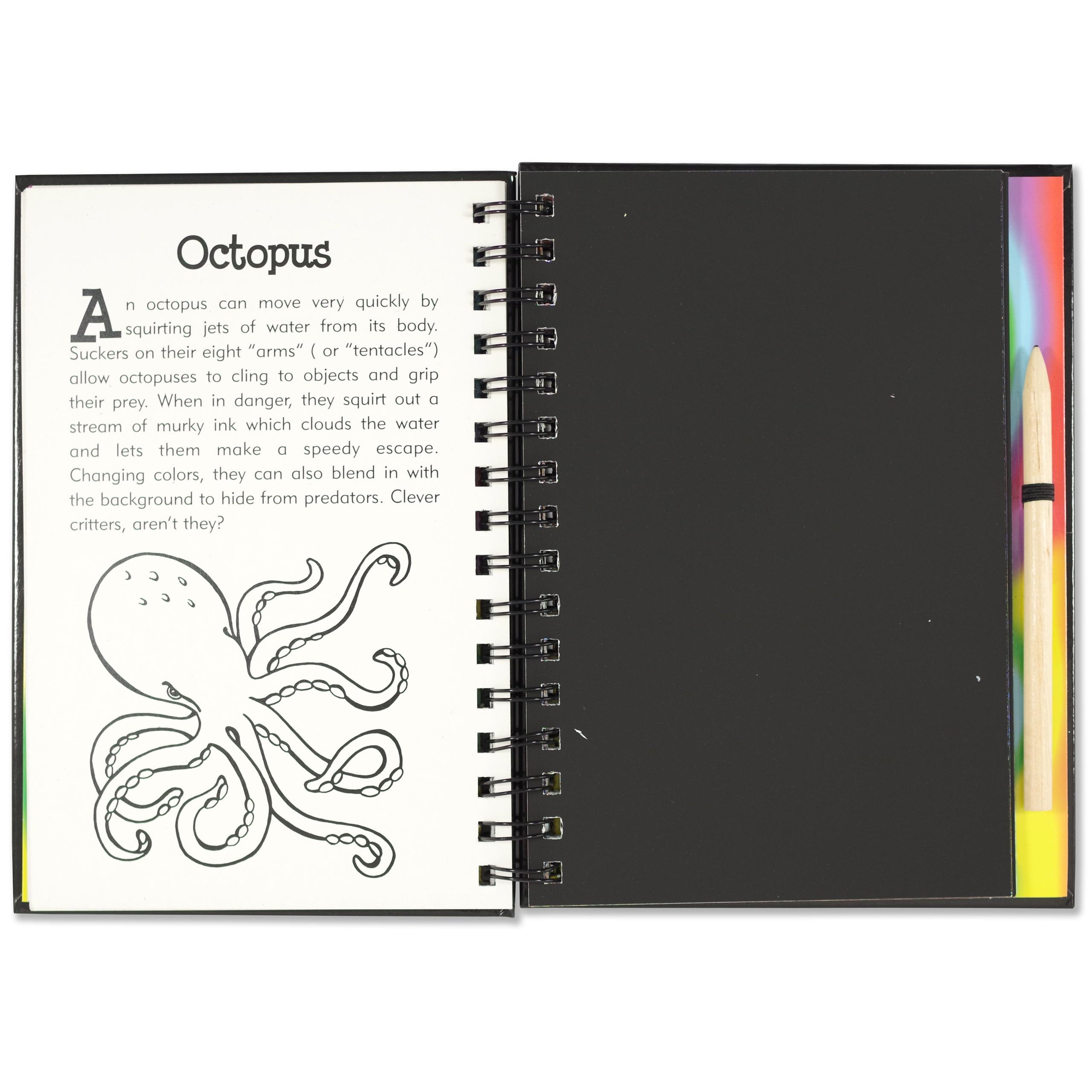 Under the Sea Scratch and Sketch: An Art Activity Book for Imaginative ...