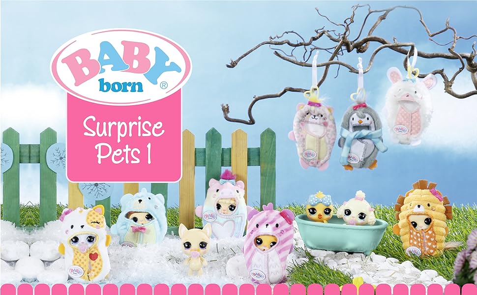 Baby Born Surprise Pets 1 PDQ 18 Assorted, 18pcs : Amazon.co.uk: Toys ...