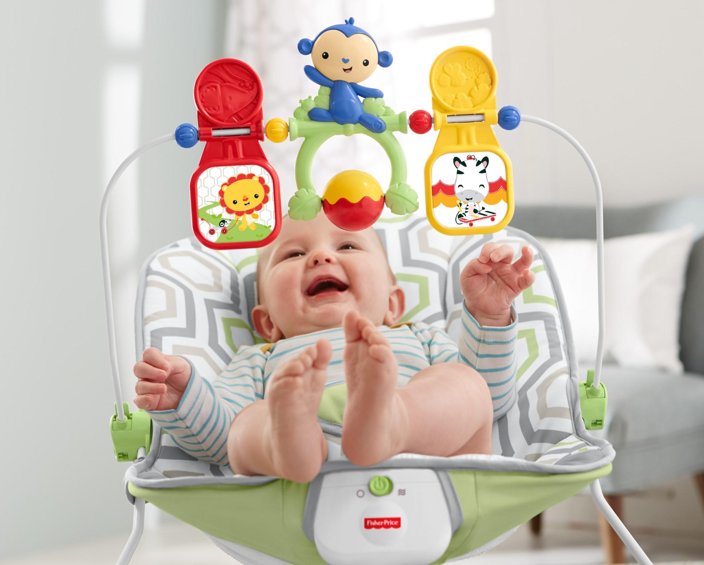 Amazon.com : Fisher-Price Baby's Bouncer, Geo Meadow : Baby