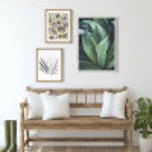 Amazon.com: Kate and Laurel Blake Monterosso Framed Printed Glass Wall ...