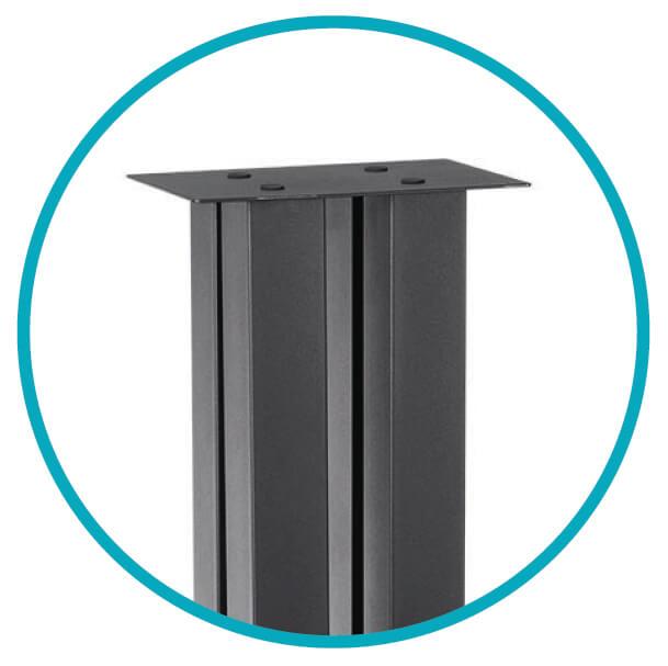 Monolith 24 Inch Speaker Stand (Each) - Black | Supports 75 lbs ...