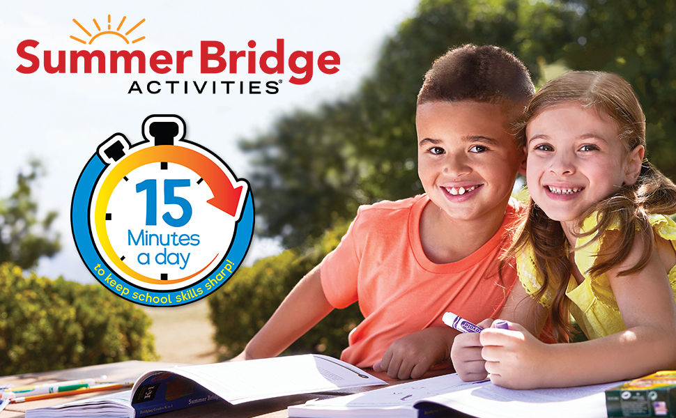 Summer Bridge Activities 2-3 Workbooks, Ages 7-8, Math, Reading ...
