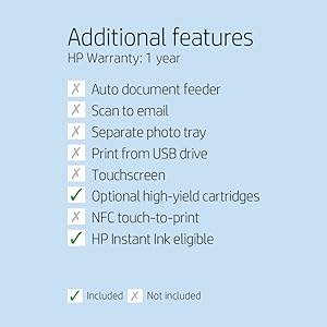 Amazon.com: HP DeskJet 2655 All-in-One Compact Printer, HP Instant Ink ...
