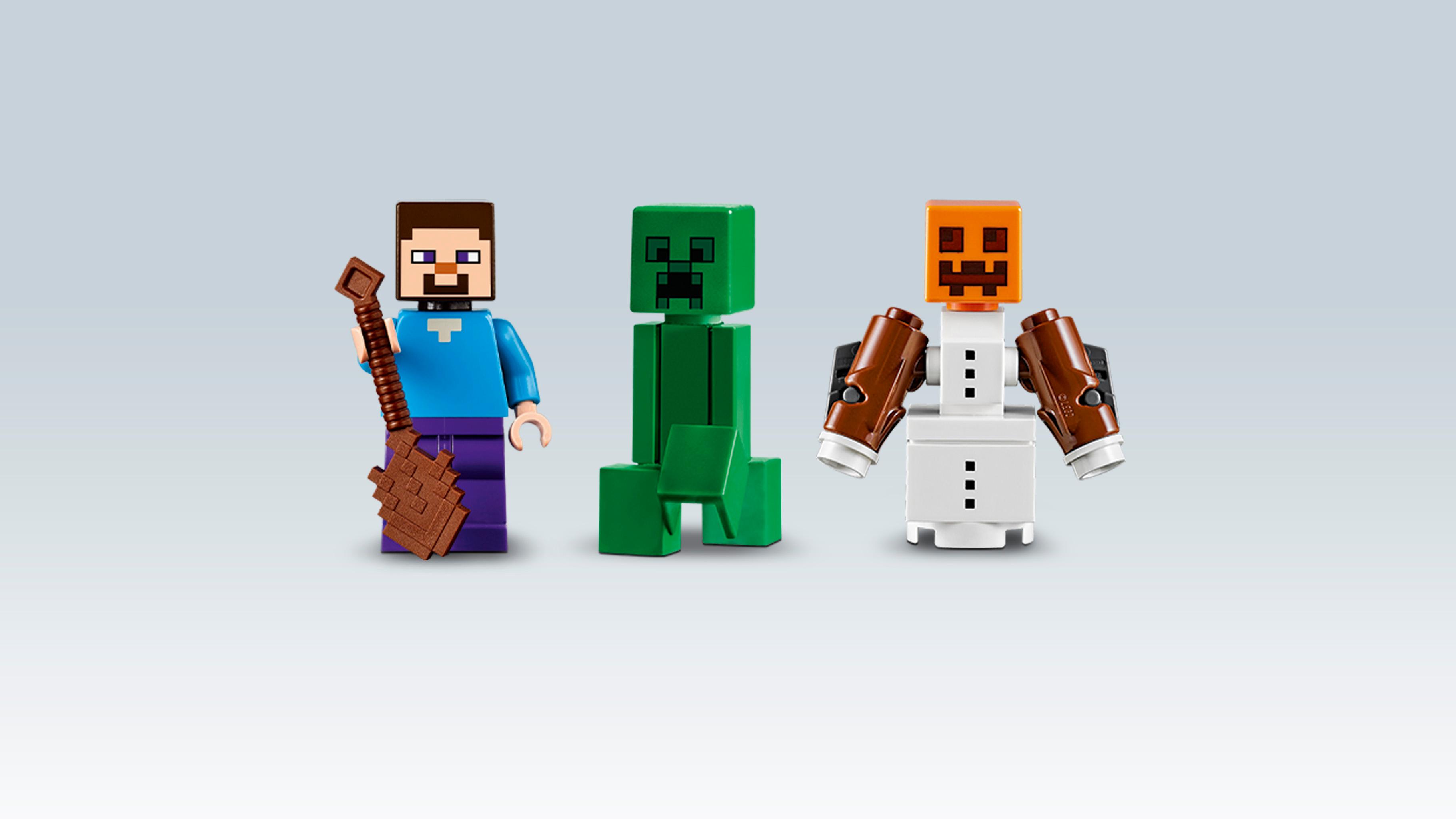 LEGO Minecraft The Snow Hideout 21120 Minecraft Toy, Building Sets ...