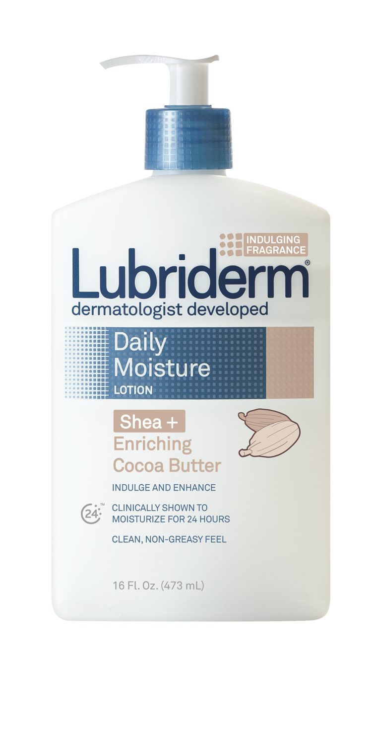 Amazon.com : Lubriderm Daily Moisture Body Lotion with Shea + Enriching ...