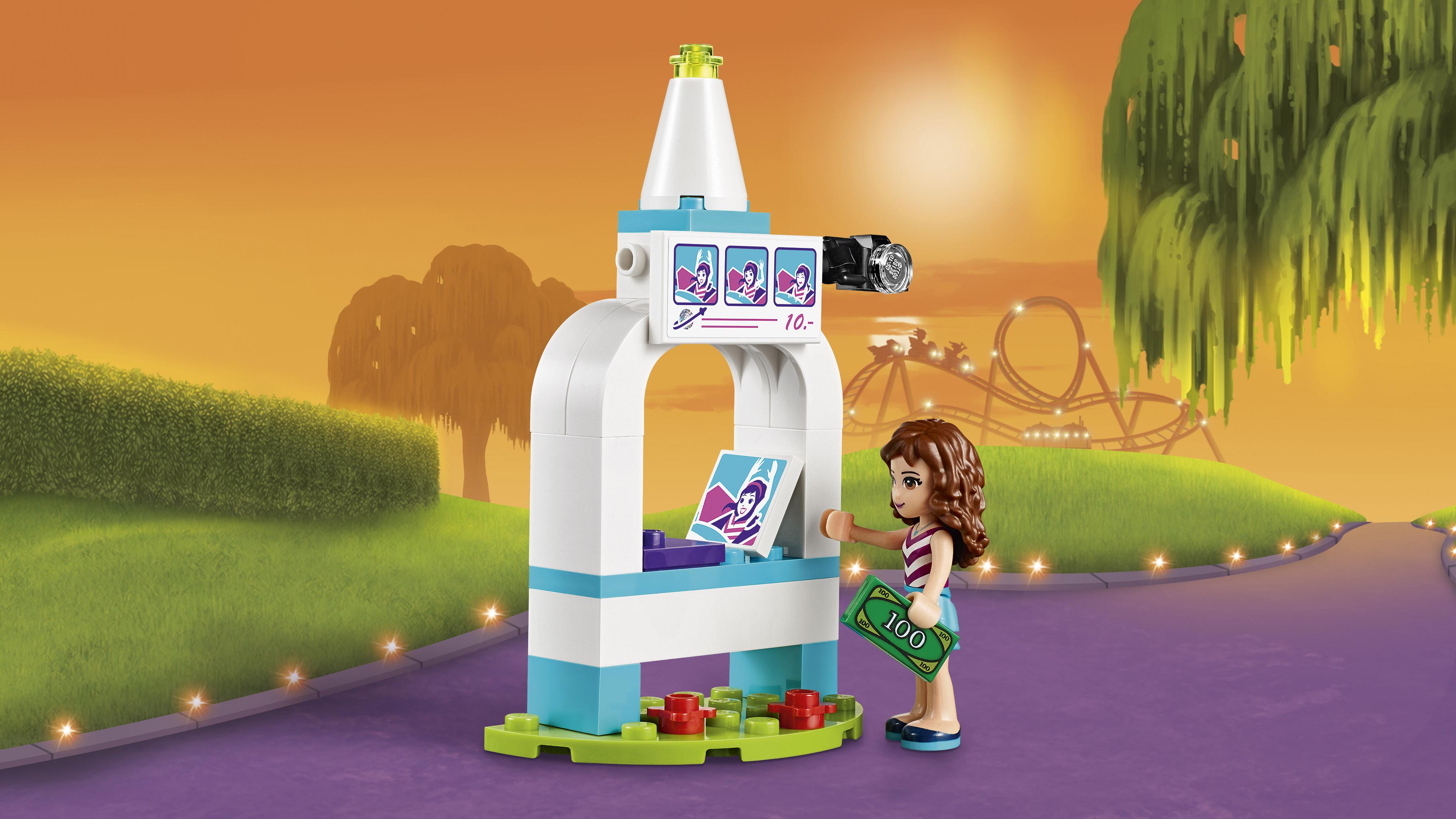 LEGO Friends Amusement Park Space Ride 41128 Toy for Girls and Boys ...
