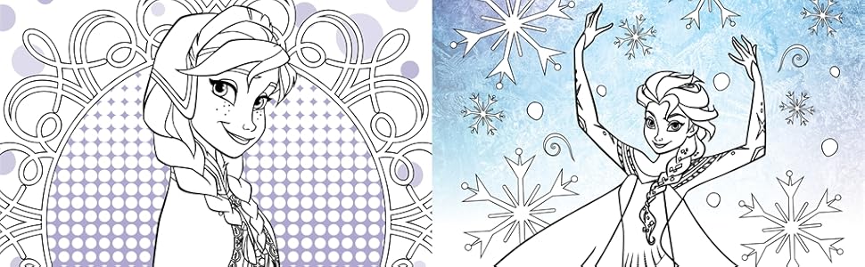 elsa and anna coloring pages pdf