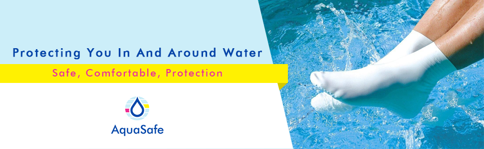 AquaSafe Verruca Guard Socks for Swimming - Extra Small - Child Size 9 ...