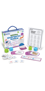 Amazon.com: Learning Resources Skill Builders! Kindergarten Reading ...