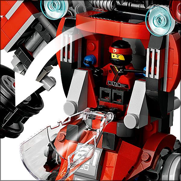 LEGO Ninjago Movie Fire Mech 70615 Building Kit (944 Piece), Building ...