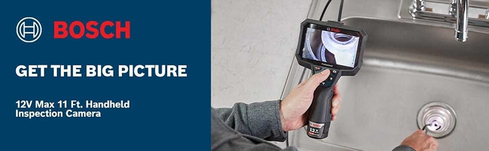 Bosch GIC5-27C 12V Max Connected 11 Ft. Handheld Inspection Camera : Amazon.ca: Industrial ...