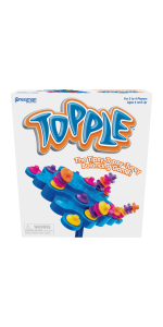 Amazon.com: Pressman Original Topple Board Game | Classic & Fun ...