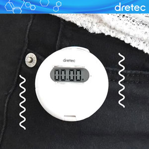 Amazon｜dretec(ドリテック) バイブタイマー クリップ付き ホワイト T-558WT｜キッチンタイマー オンライン通販