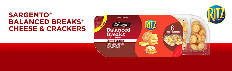 Amazon.com: Sargento Balanced Breaks Cheese & Crackers, Pepper Jack ...