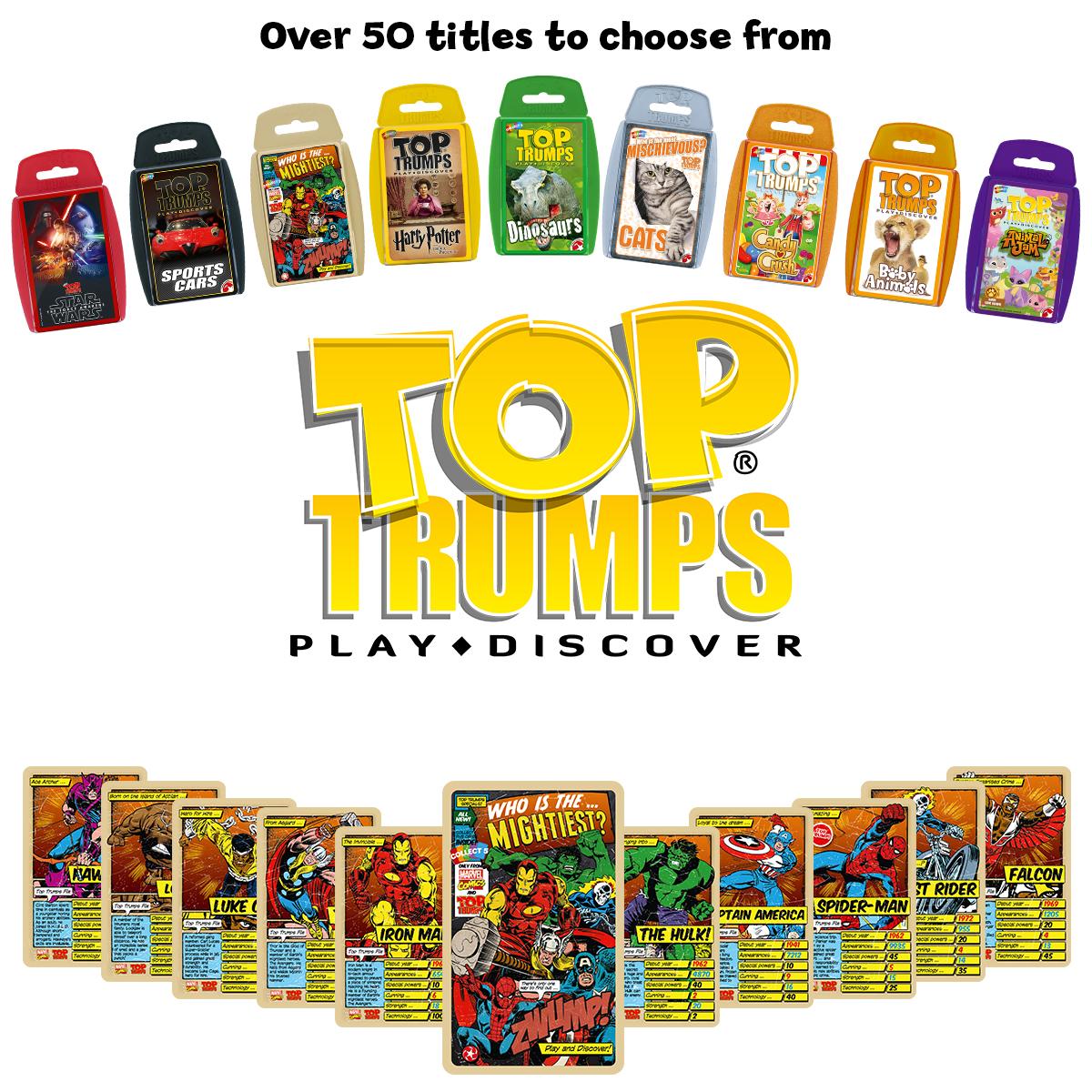Marvel Comics Retro Top Trumps Card Game: Amazon.co.uk: Toys & Games
