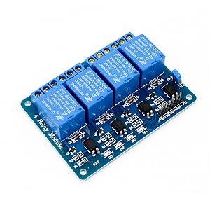 Robotbanao Optocoupler 4 Channel 5V Relay Module Control for Arduino DSP AVR PIC Arm : Amazon.in ...