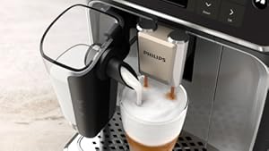 PHILIPS 5500 Series Fully Automatic Espresso Machine - LatteGo Milk System, 20 Coffee Varieties ...