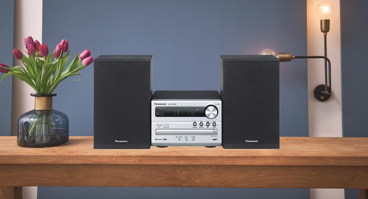 Panasonic SC-PM250BEG-S Sistema Micro, DAB+, CD, MP3, Radio RDS, USB ...