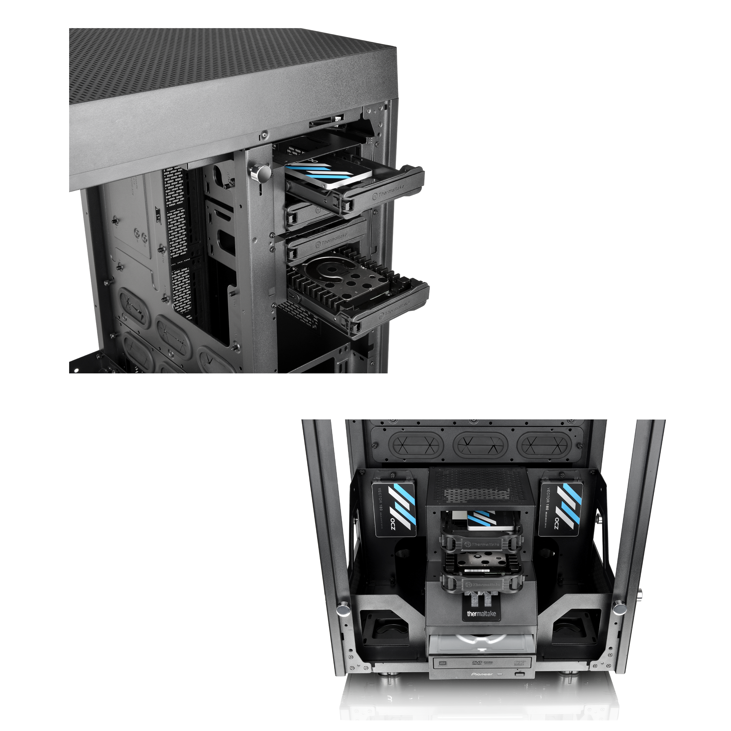 Thermaltake Tower 900 Snow Edition Tempered Glass Fully Modular E-ATX ...