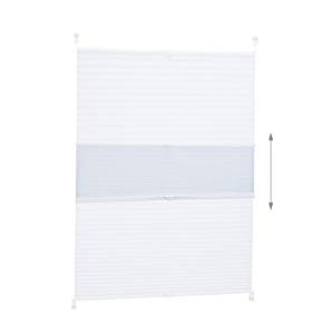 Relaxdays Pleated Blinds, No-Drilling, Adhesive Klemmfix, Folding Roller, Transparent, Shades ...