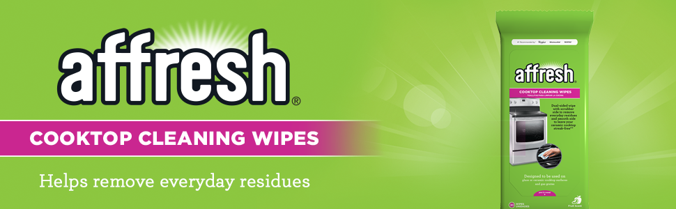 Amazon.com: Affresh W10539770 Cooktop Cleaning Wipes Stove Top Cleaner ...