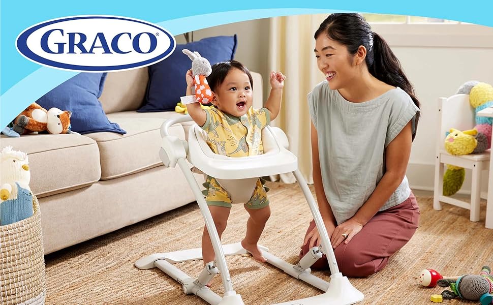 Amazon.com : Graco Jumpstart 4-in-1 Adjustable Infant Activity Bouncer & Jumper, Versatile Baby ...