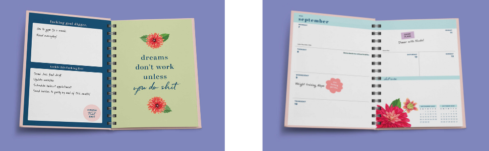 2021 She Believed She Could So She F*cking Did Planner: 17-Month Weekly ...