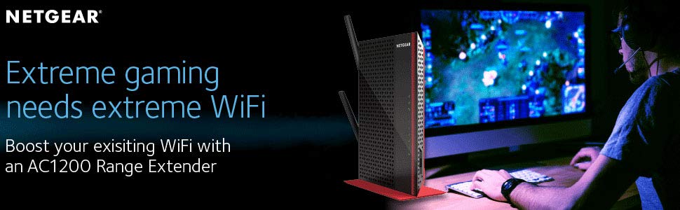 Amazon.com: NETGEAR EX6200-100NAR AC1200 Desktop WiFi Range Extender (Renewed) : Electronics