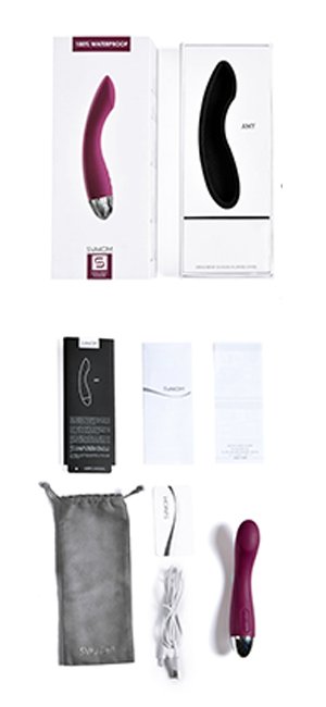 SVAKOM Amy Vibradores Para Mujeres Punto-G Estimuladores - 25 velocidades - Recargable ...