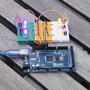 ELEGOO 6PCS 170 tie-points Mini Breadboard kit for Arduino Project 6 ...