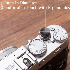 VKO Wood Soft Shutter Release Button Compatible with Fujifilm X-T30 X-T4 X-T3 X100F X-T20 X-E3 X ...