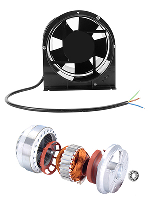 Hon&Guan Abluftventilator Rohrventilator 150mm mit Variabler Geschwindigkeitskontrolle ...