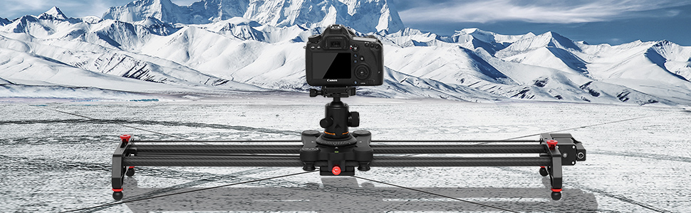 GVM 80cm Kamera Slider Fotografie, Video Slider, Kameraschienen Slider ...