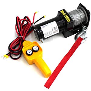 Amazon.co.jp: WEIMALL 電動ウインチ 12V 最大能力907kg(2000LBS) 電動ホイスト ウインチ : 産業・研究開発用品