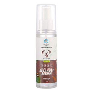 Petlogix Hair Detangle Serum Filled with Coconut Oil for Dog, Puppies & Cat All Seasons Pet ...