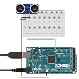 KetKraft™t HC-SR04 Ultrasonic Module Distance Measuring Transducer Sensor DC 5V for Arduino ...