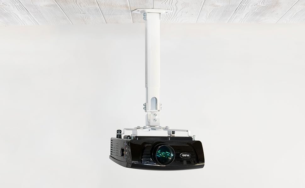 VIVO Universal Extending Ceiling Projector Mount, Height Adjustable ...