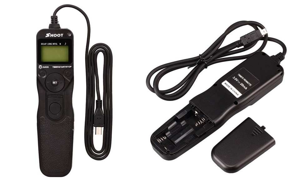Amazon.com : SHOOT RM-VPR1 Intervalometer Timer Remote Shutter Release Controller Cord Trigger ...
