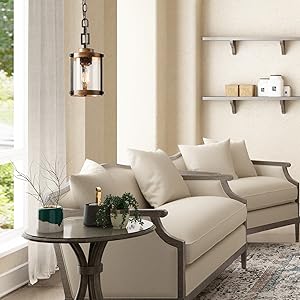 LOG BARN Pendant Lighting for Kitchen Island, Farmhouse Mini Chandelier ...