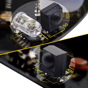 Amazon.com: KEYESTUDIO Microbit Robot Car for Programming Robotics Education Makecode Blocks ...