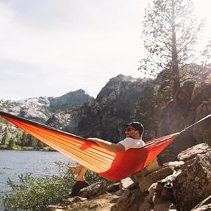 Amazon.com: KAMMOK Python Hammock Straps, No-Stretch, Knotless, Durable ...