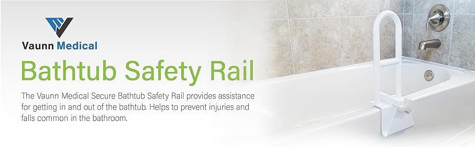 Vaunn Adjustable Bathtub Safety Rail Shower Grab Bar Handle : Amazon.ca: Health & Personal Care